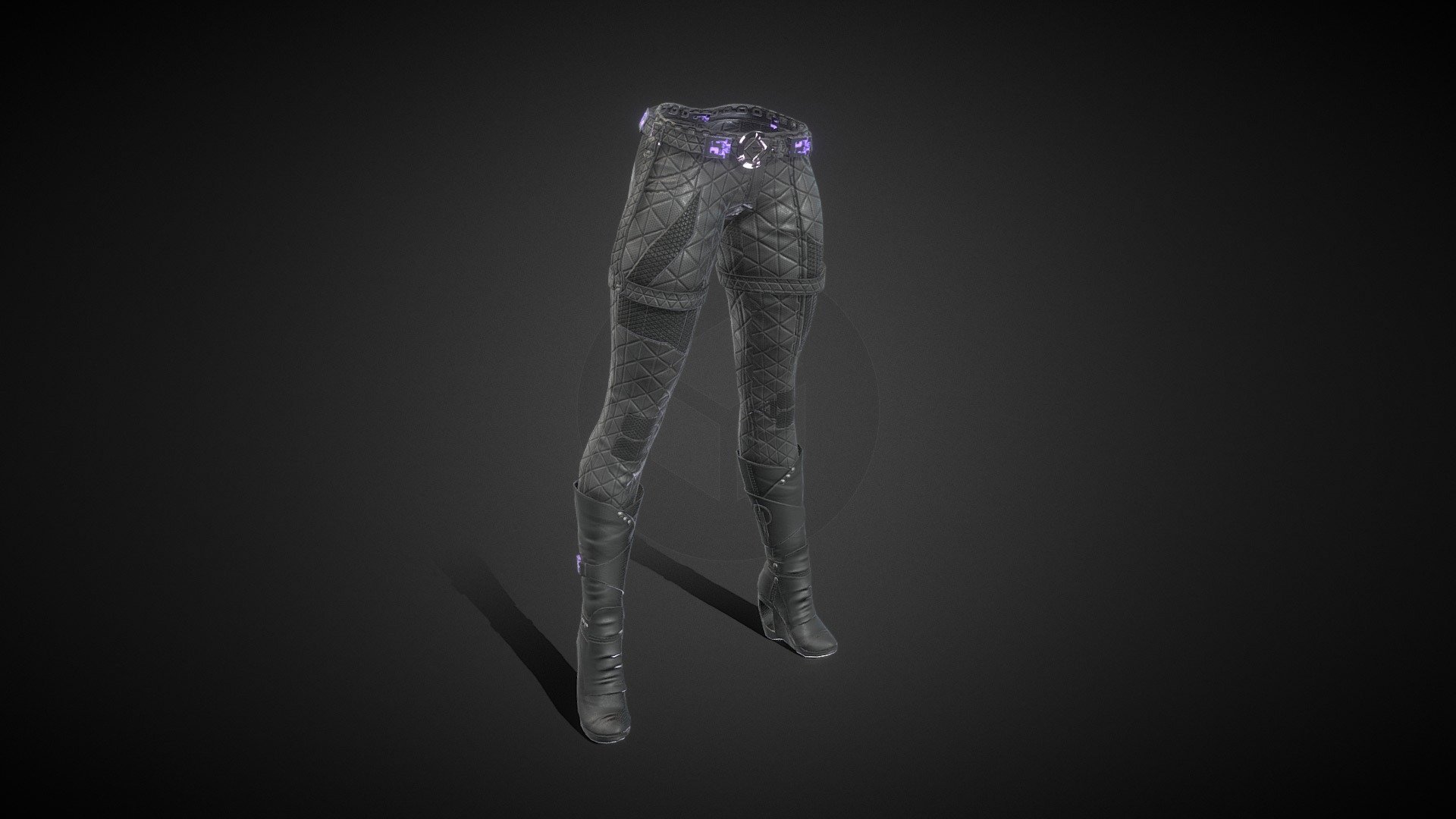 Female Leather Pants & Boots - Buy Royalty Free 3D model by dejan31 ...