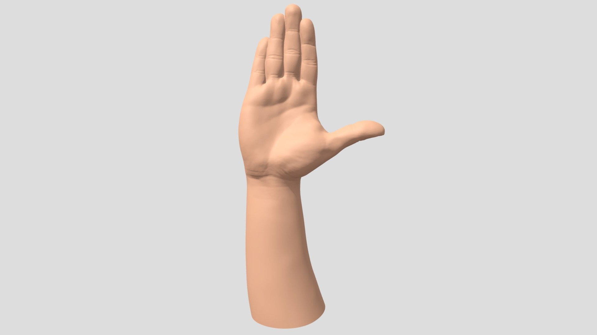 Hii greeting saluted hand - Buy Royalty Free 3D model by Sigi_2_0 ...