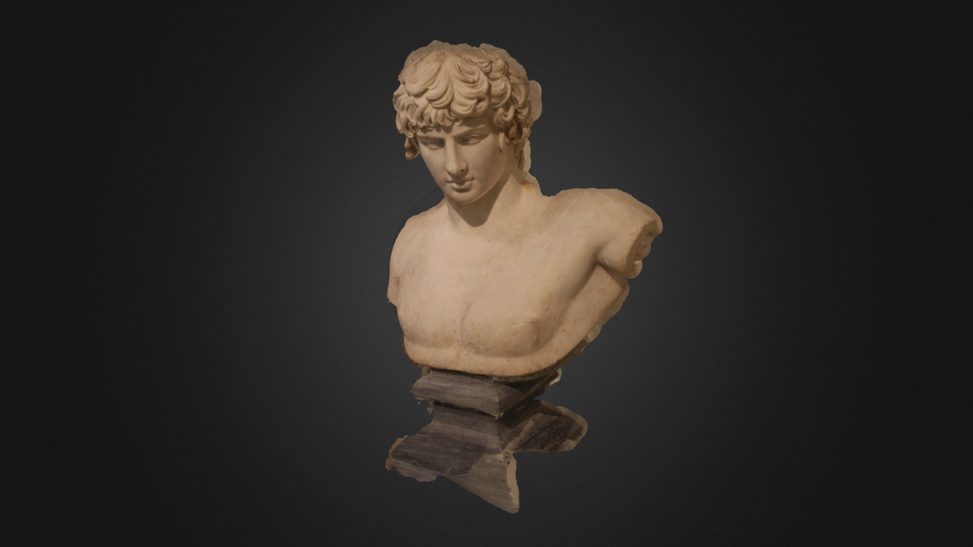 Antinoos Bust - Download Free 3D model by freyjona [68506a9] - Sketchfab