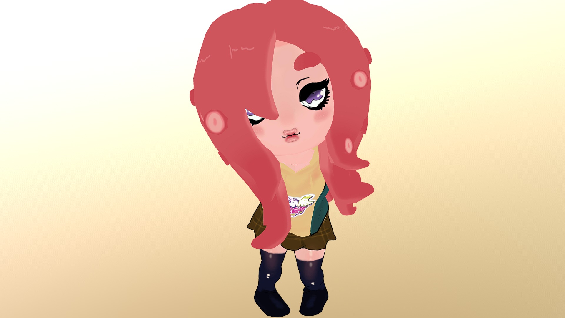 Lil Cutie: Teh Peddie - 3D model by pixipui [685165c] - Sketchfab