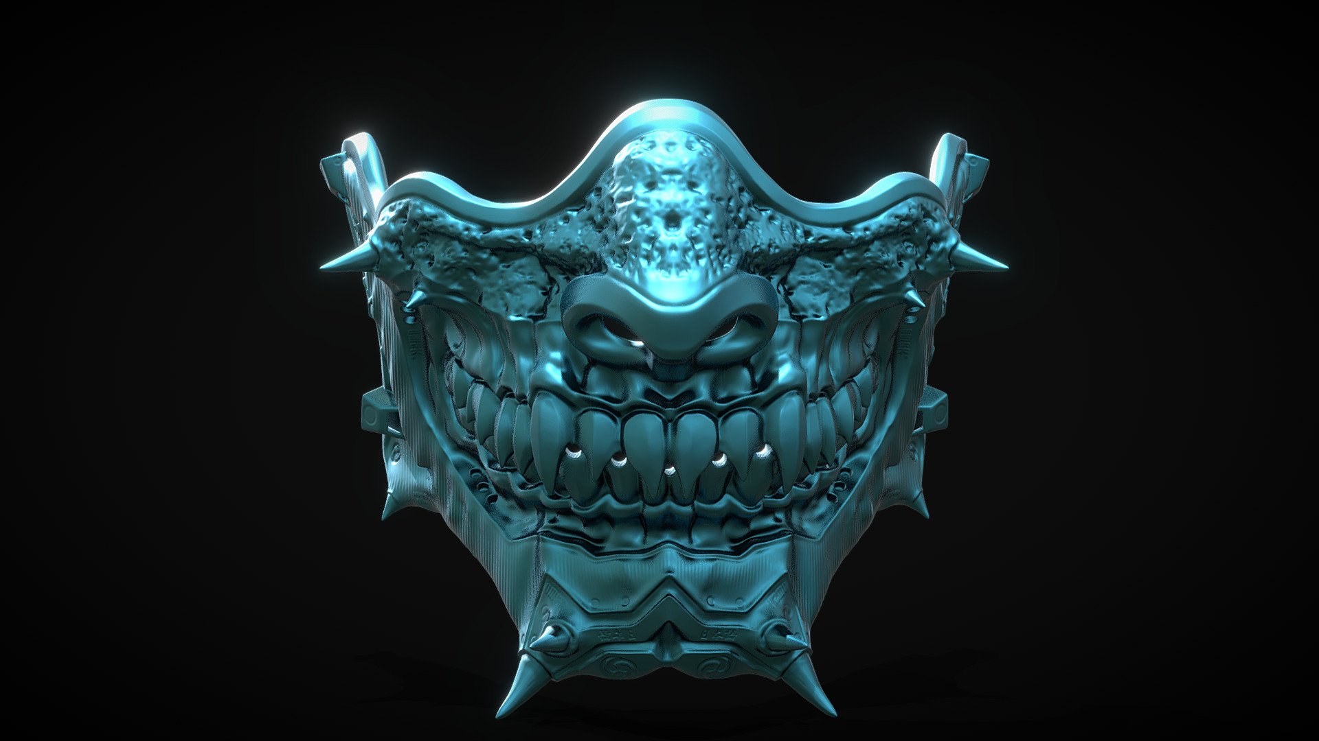 Samurai mask II - Buy Royalty Free 3D model by Omassyx [68518c2 ...