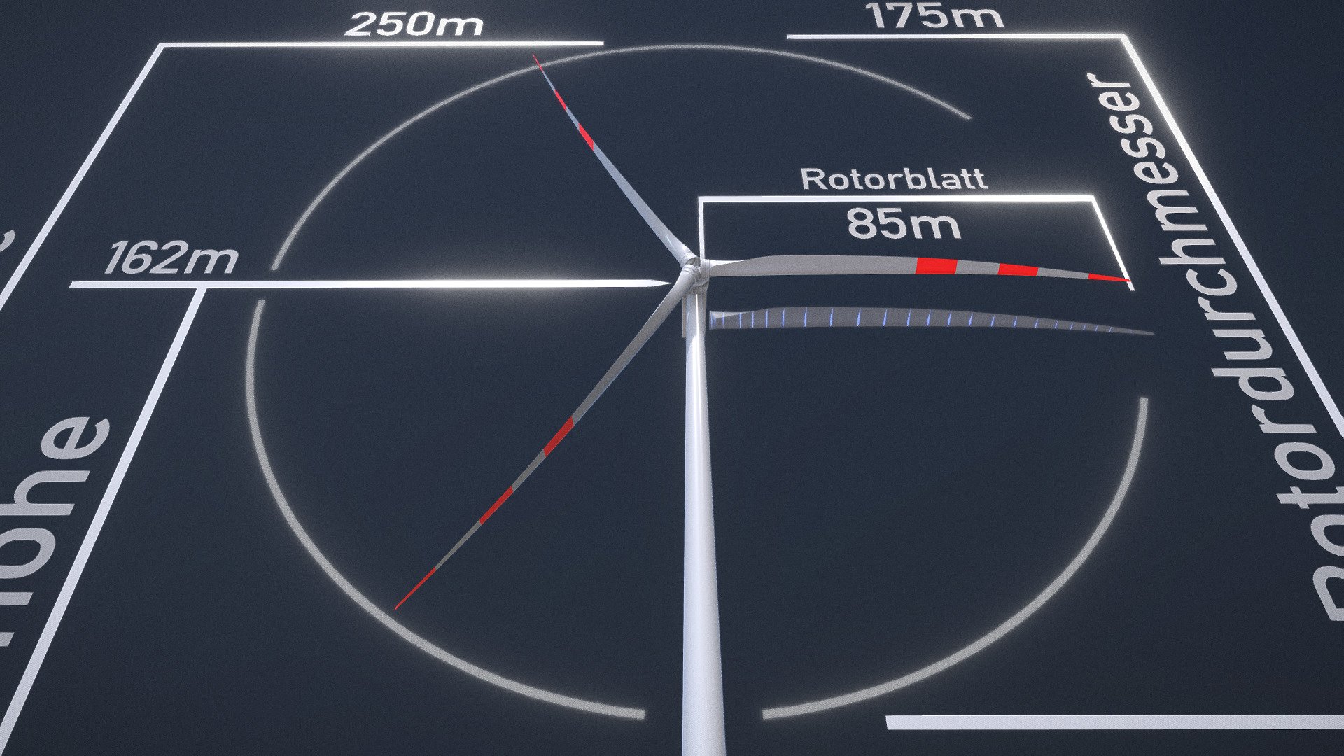 Wind Turbine 250m (WIP-2) - 3D model by VIS-All-3D (@VIS-All) [685444c] - Sketchfab