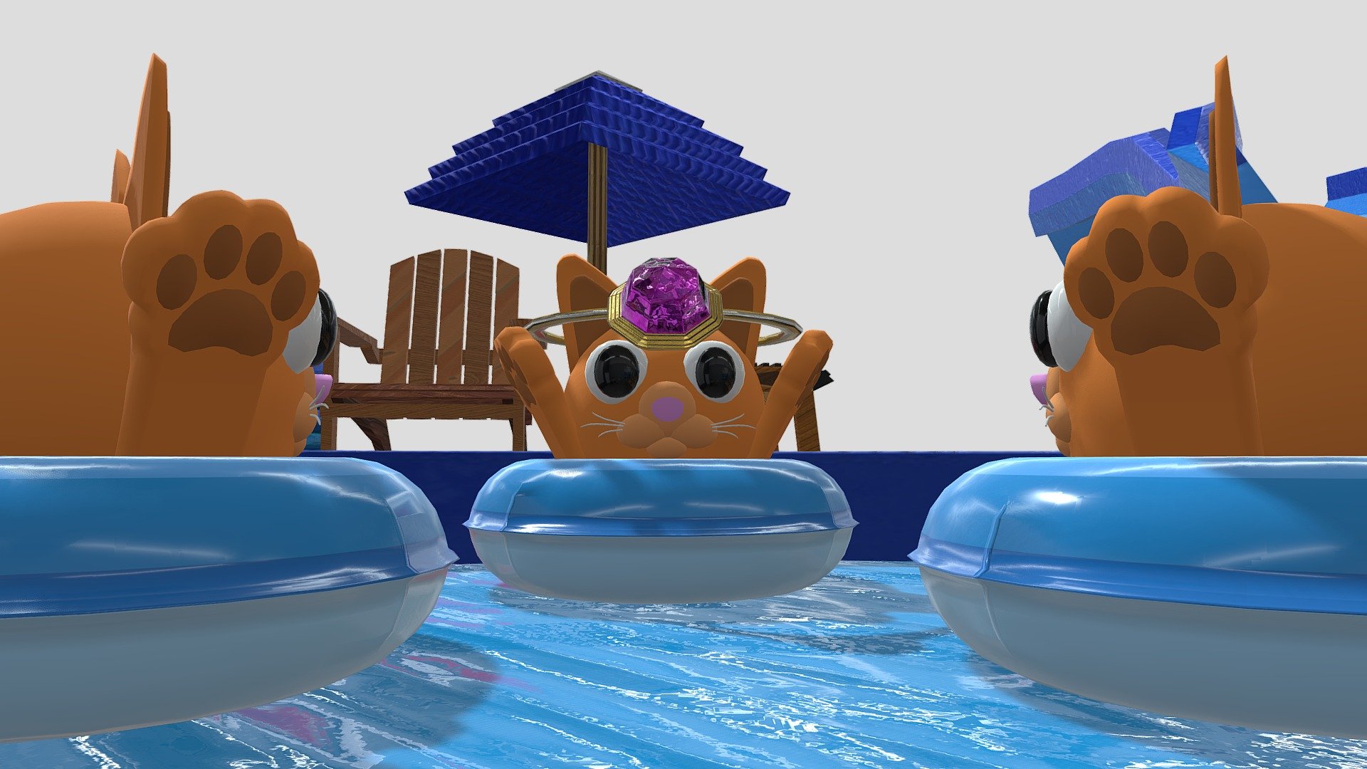 CT4012-2024 Splash Cats Treasure - Download Free 3D model by Luke ...