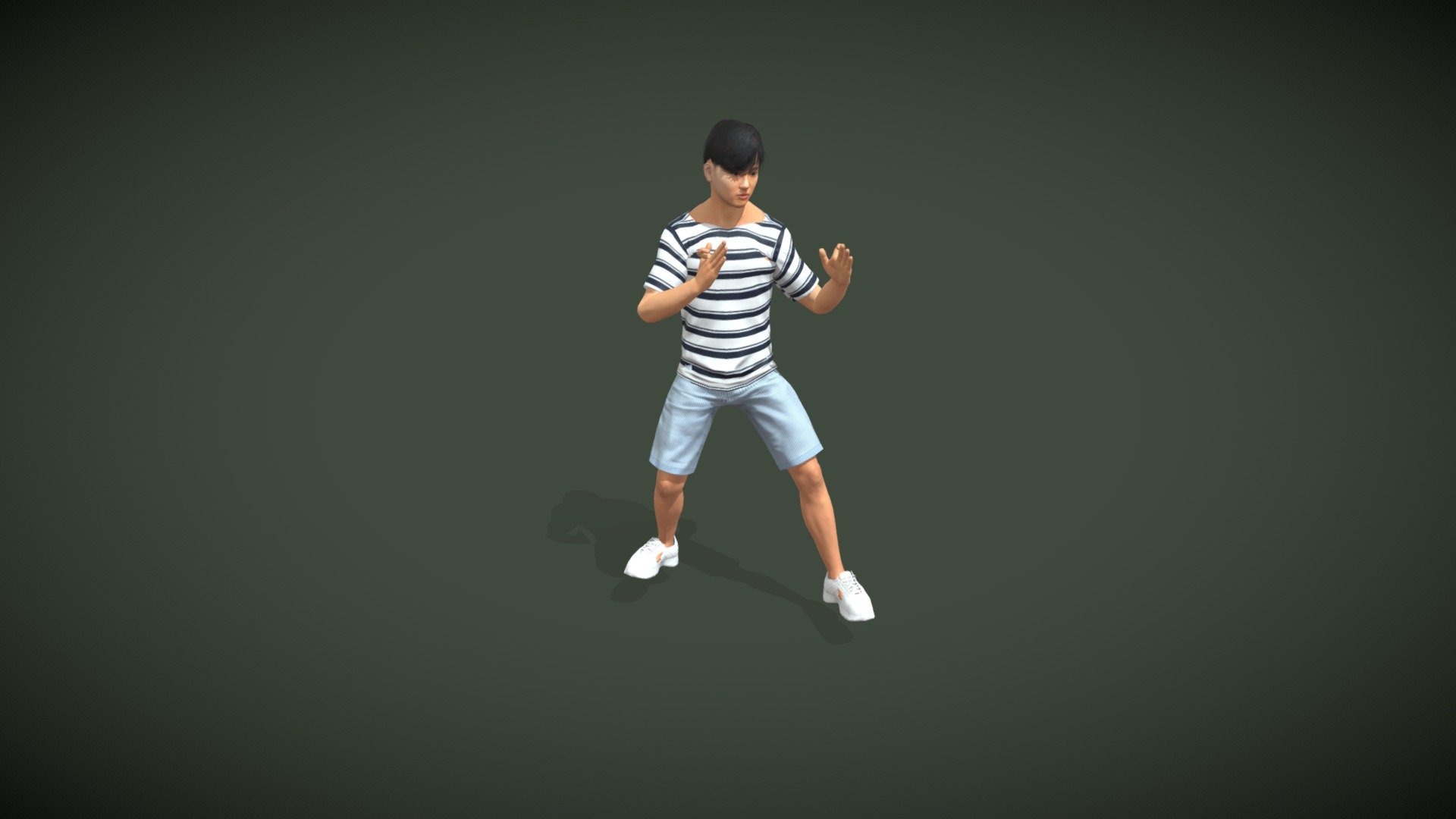 Roundhouse Kick - Download Free 3D model by akz54542 [68573e8] - Sketchfab