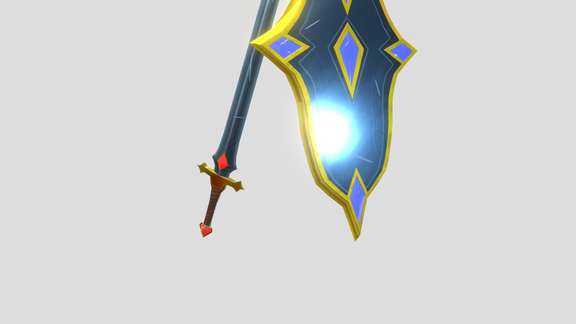 Knight Sword and Shield - 3D model by Ben Gregory (@gben17979) [6857c40 ...