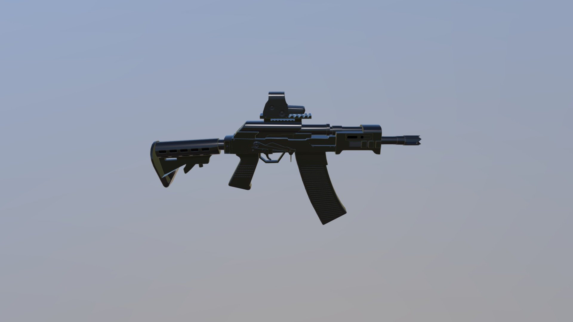 Saiga 12 Gun - Download Free 3D model by Ramki and Vignesh (@ram08 ...