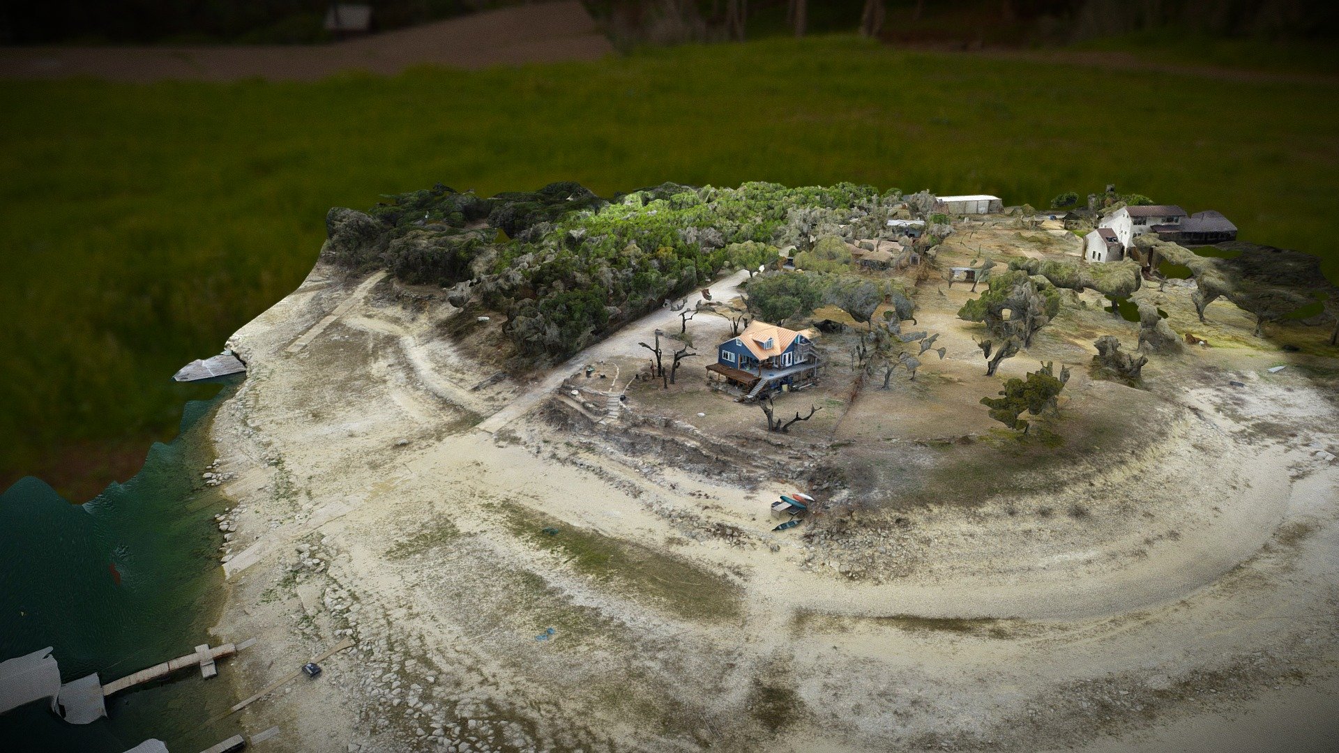The Cove BNB in 3D. - 3D model by Drone U (@droneU) [685ace2] - Sketchfab