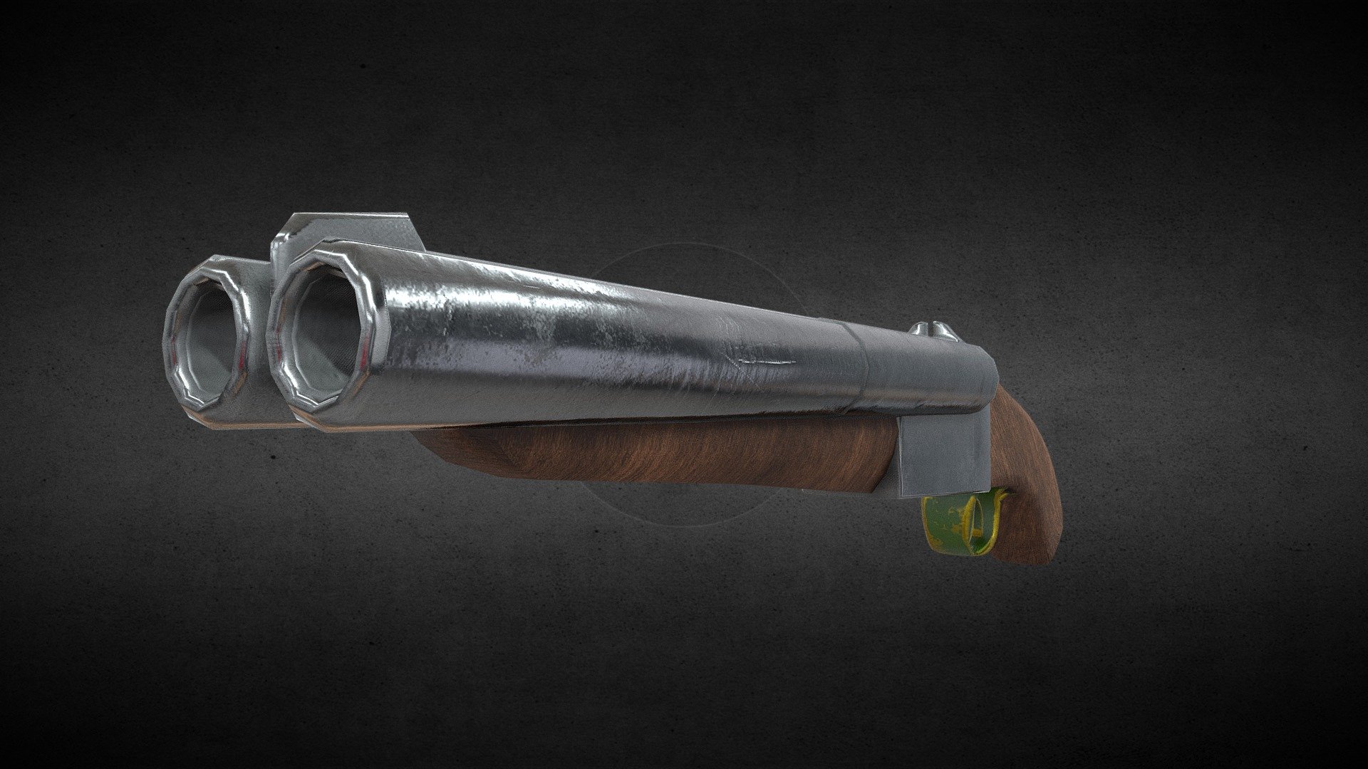 Western Double Barrel Shotgun - Download Free 3D model by CohiTrippy ...