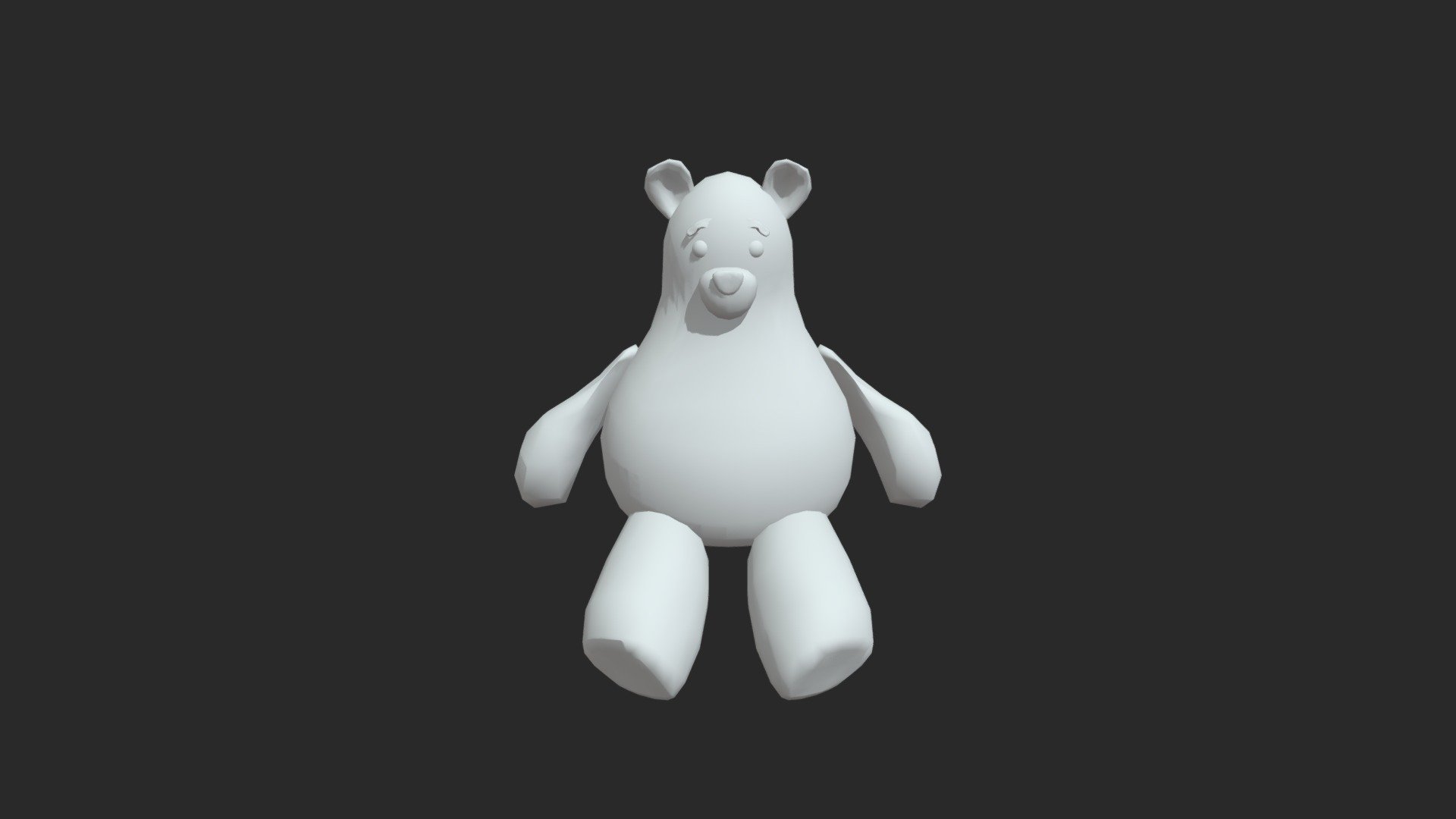 teddy bear-study - 3D model by lobregat [685caa9] - Sketchfab