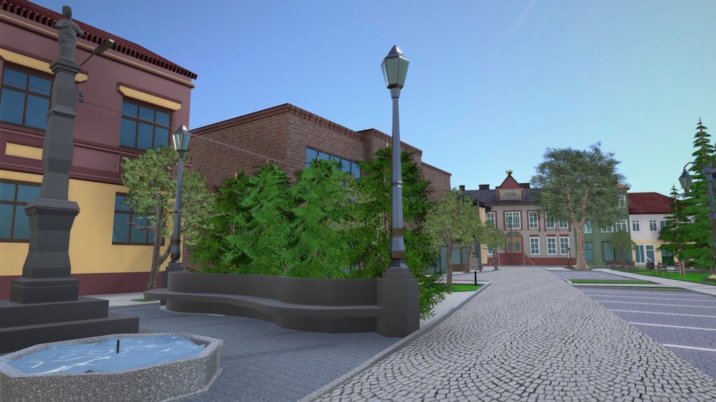 Urban backgrounds - A 3D model collection by Marta Herasv (@martaherasv ...
