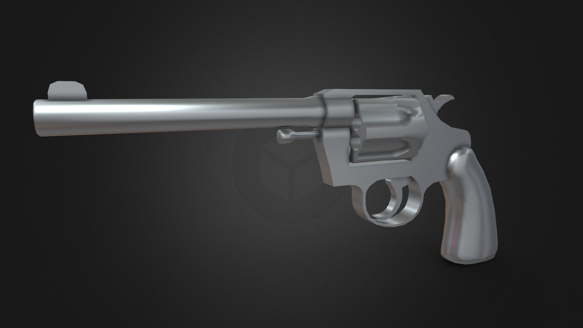 1970's .38 Revolver (Low-Poly) - Download Free 3D model by Destroyanad ...