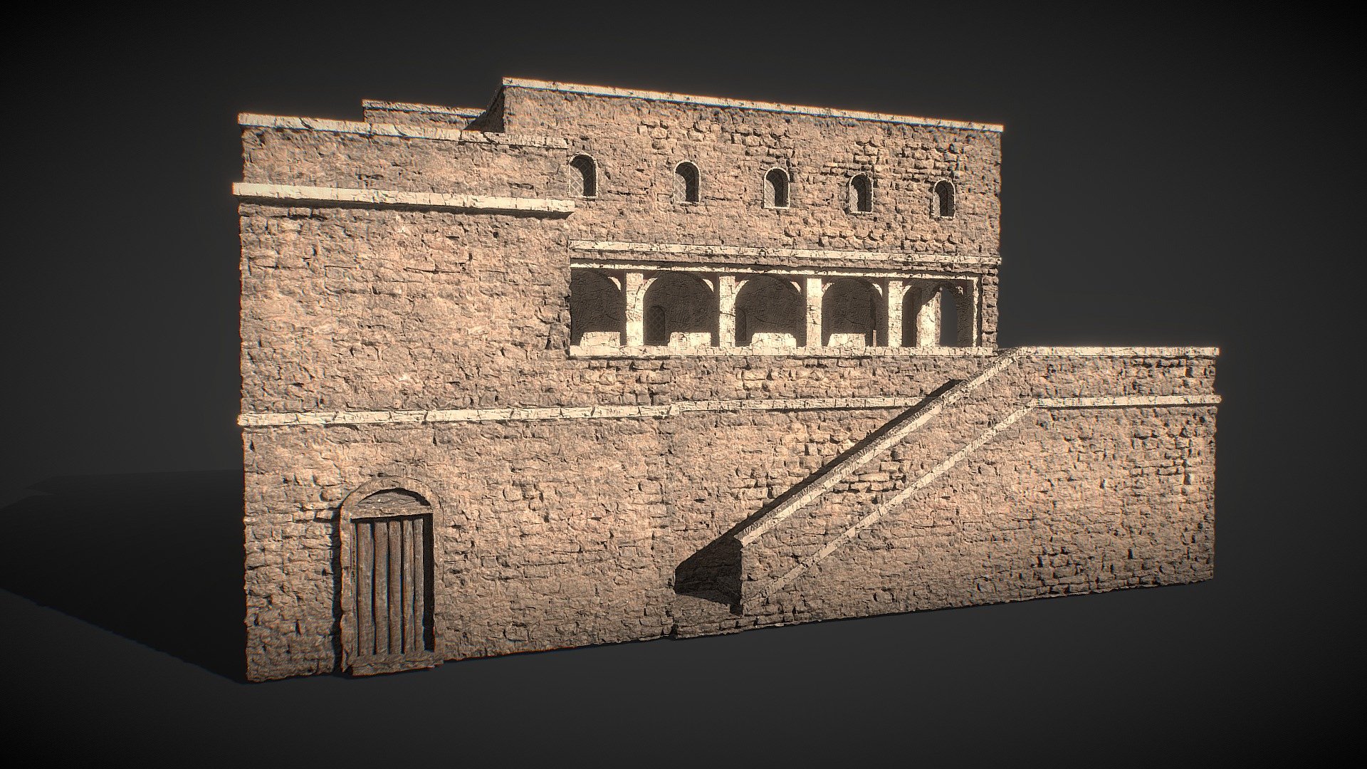 Middle-East Modular Building 4 - 3D model by Topolattice Studio ...