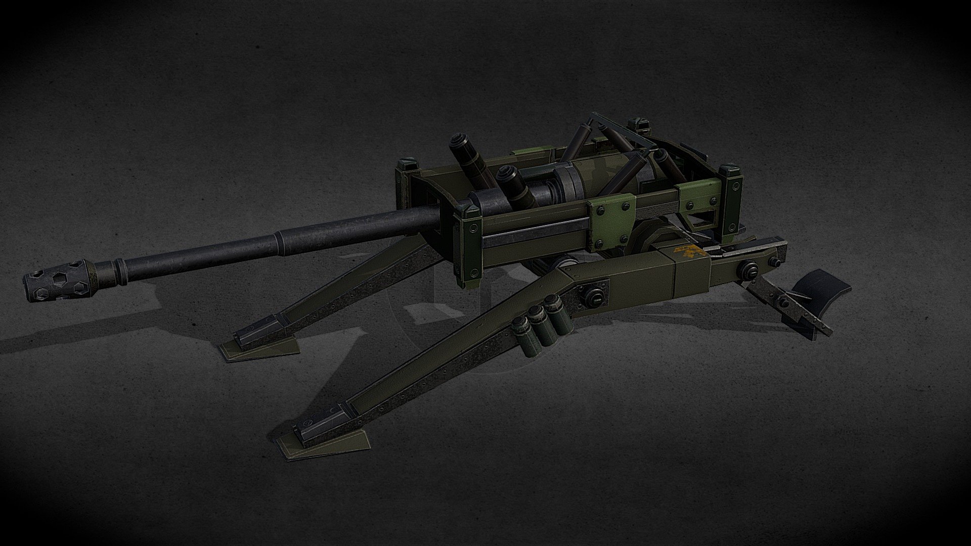Howitzer_New - 3D model by ChrisArden (@migleyarden) [685f012] - Sketchfab