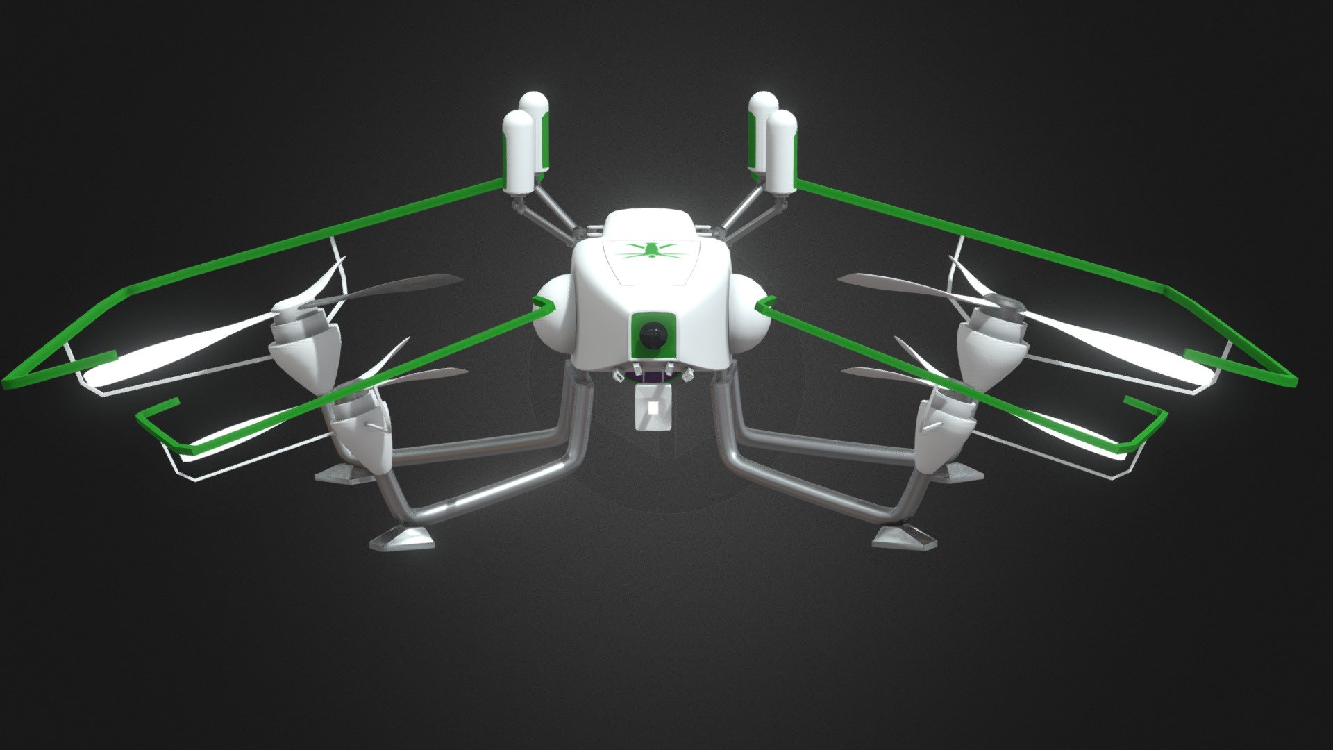 SynthCo Drone - 3D model by pillowcaker [6860813] - Sketchfab