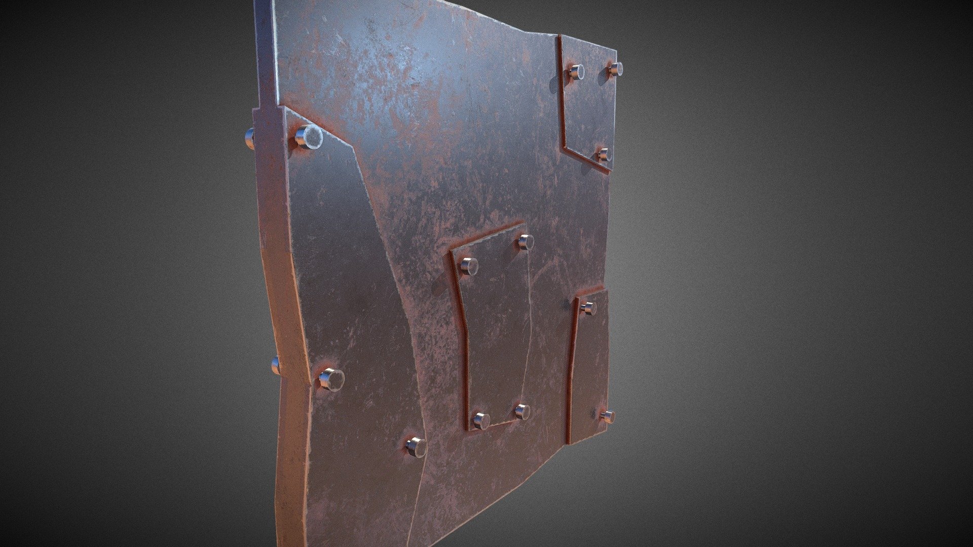 Metal wall - Download Free 3D model by Gosha_dibenko [6860a65] - Sketchfab