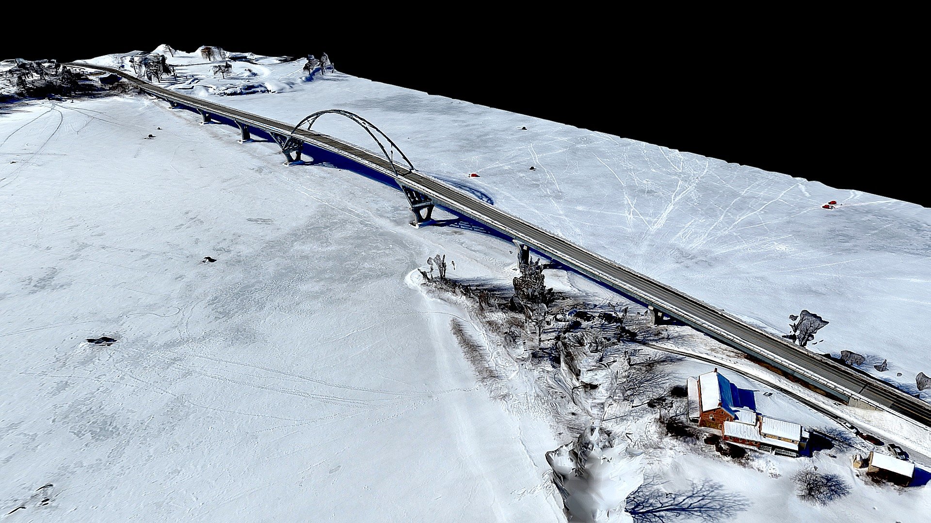 Crown Point Bridge Lake Champlain - Download Free 3D model by garyle802 ...