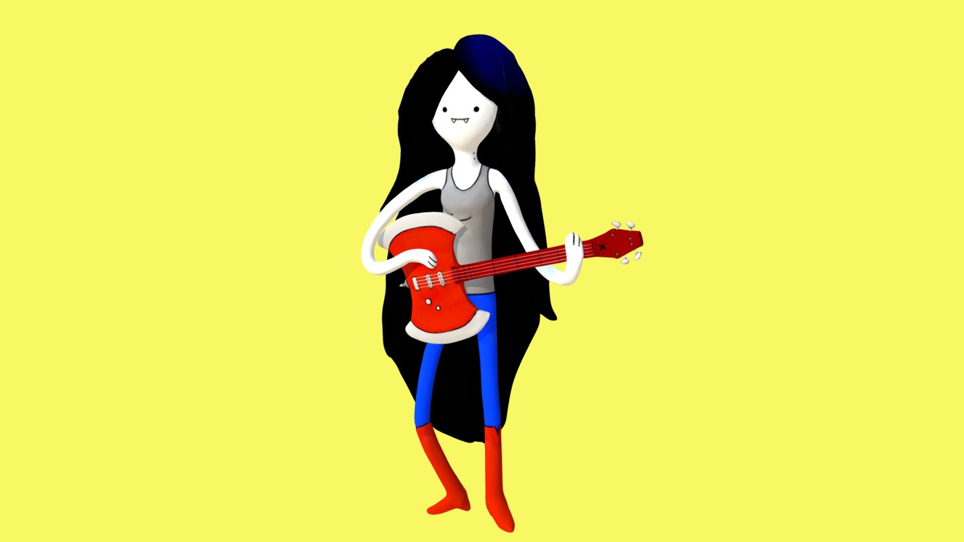 Marceline The Vampire Queen - 3D model by Sarcaustic [6863499] - Sketchfab