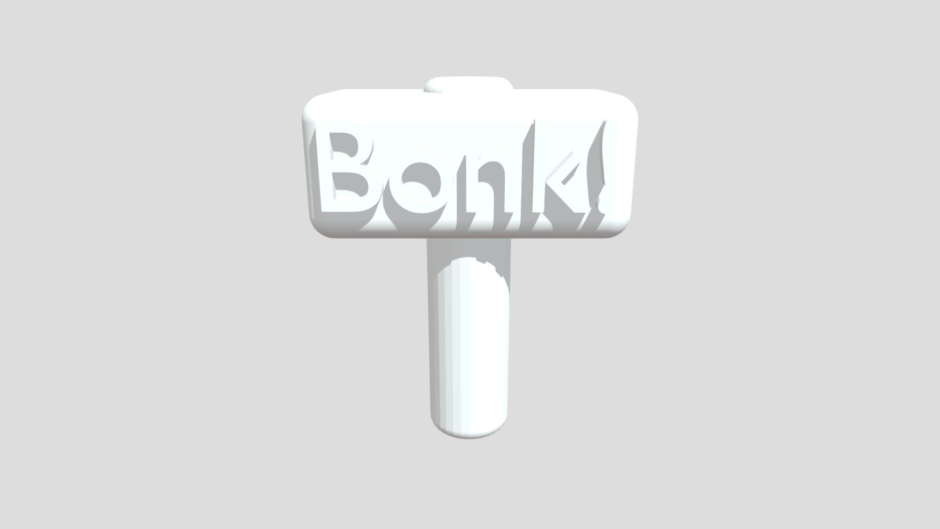 Bonk hammer for your fangame - 3D model by HummusVR (@hummusgt ...