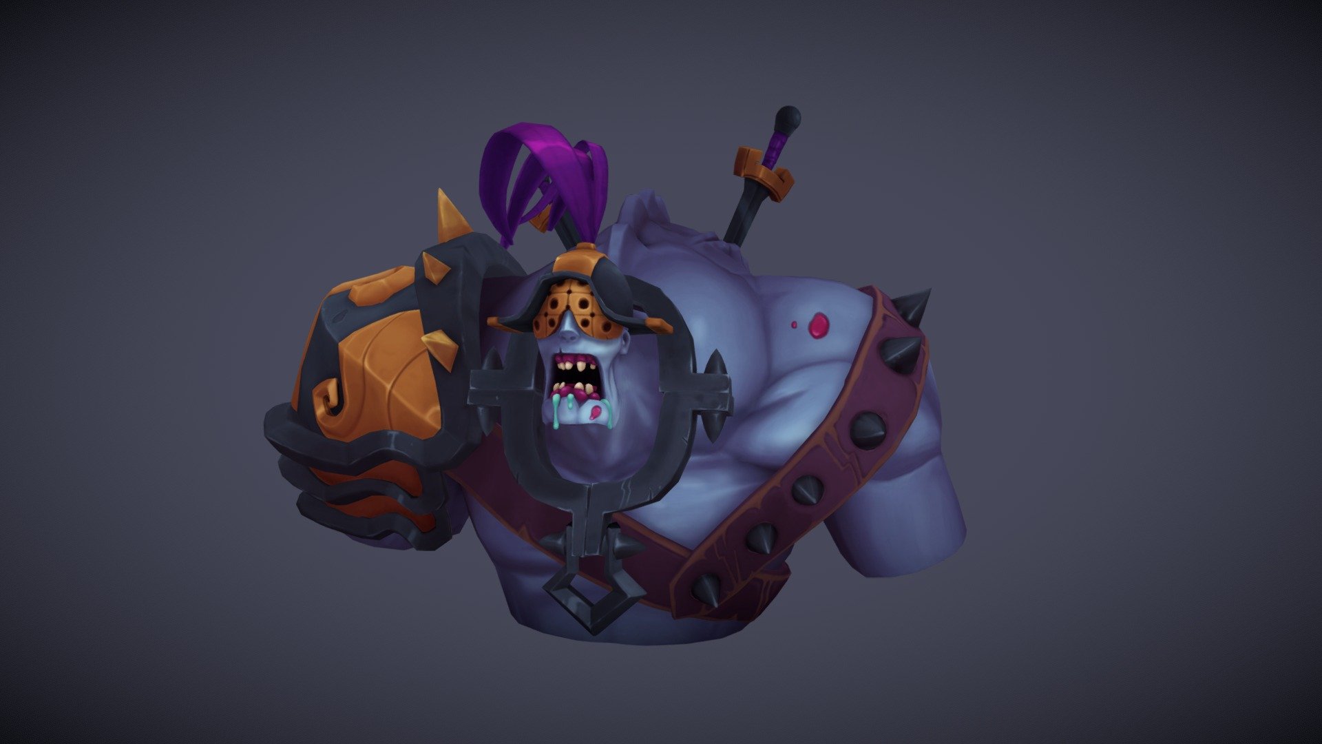 Zombie Gladiator Fan Art - 3D model by ElyuArt [6865893] - Sketchfab