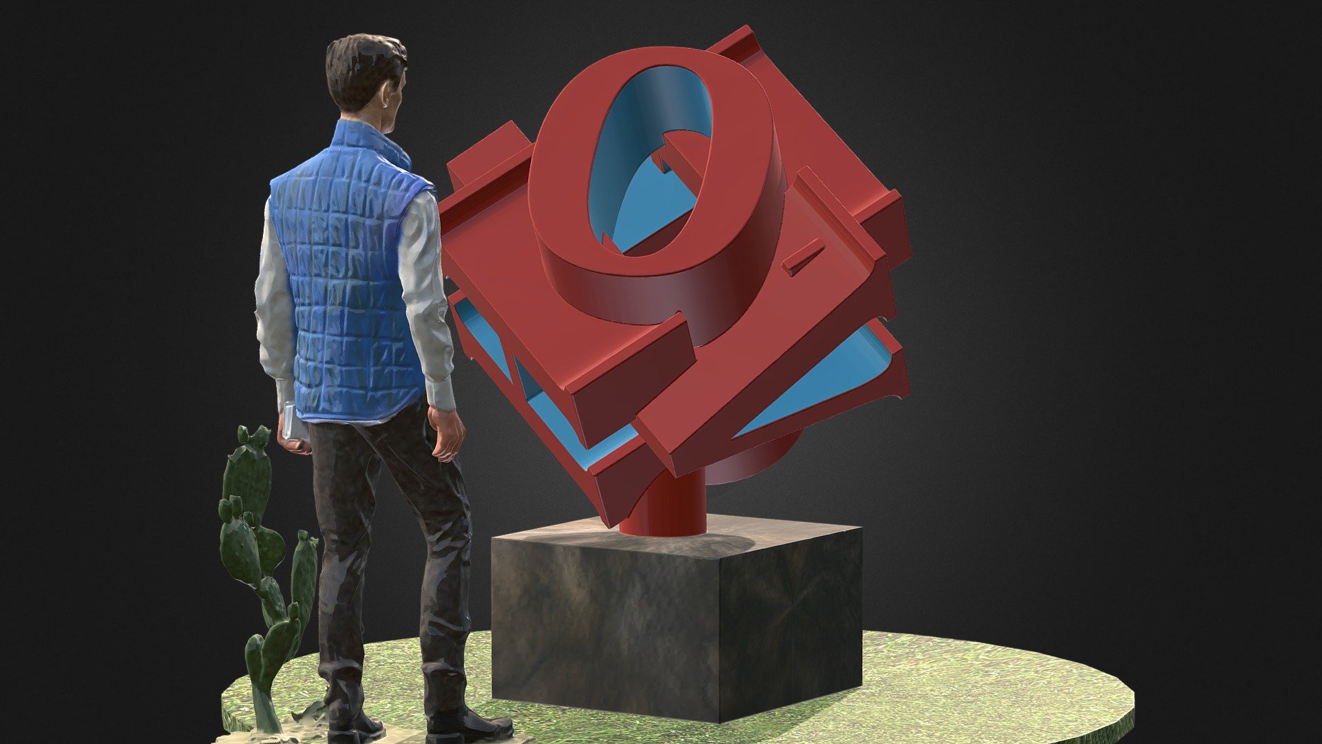 LOVE HOPE COMBINED REV 3 WITH SCALE REF - 3D model by lestersculpt ...