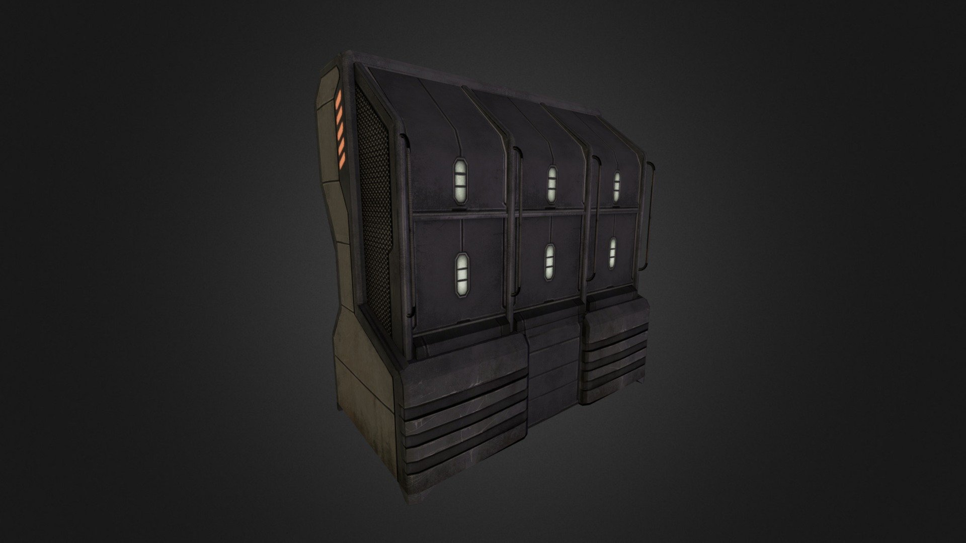 Sci-fi Weapons locker - 3D model by artistjason [6866da7] - Sketchfab