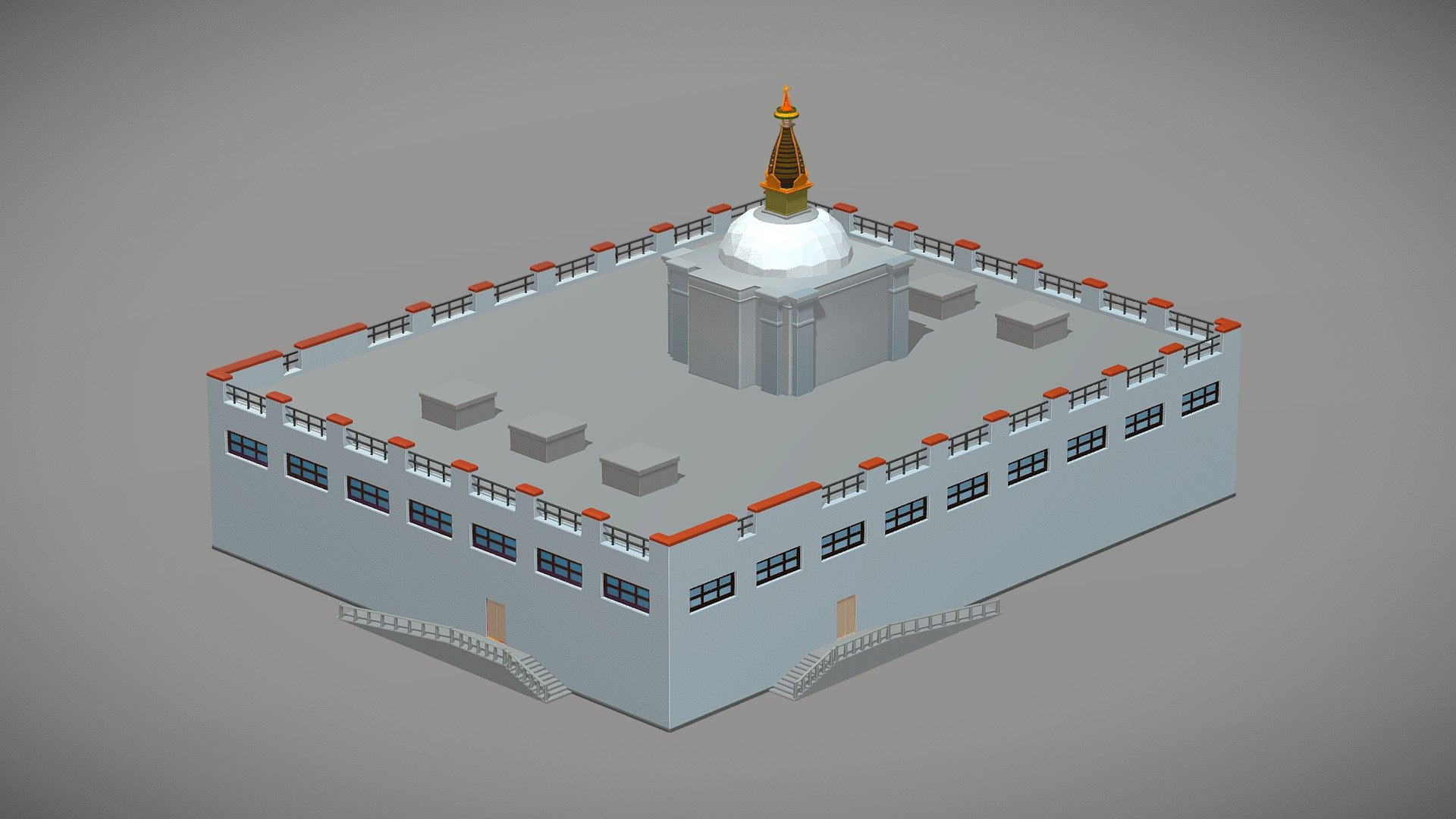 Maya Devi Temple, Nepal - 3D model by sudeepsingh [6867de9] - Sketchfab