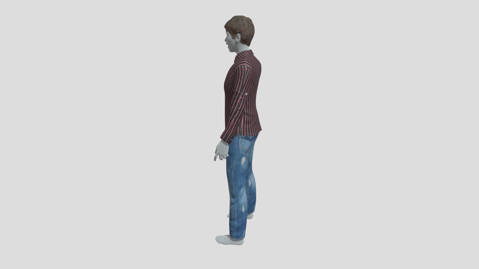 cartoon charater - 3D model by kabeer321 [6868972] - Sketchfab
