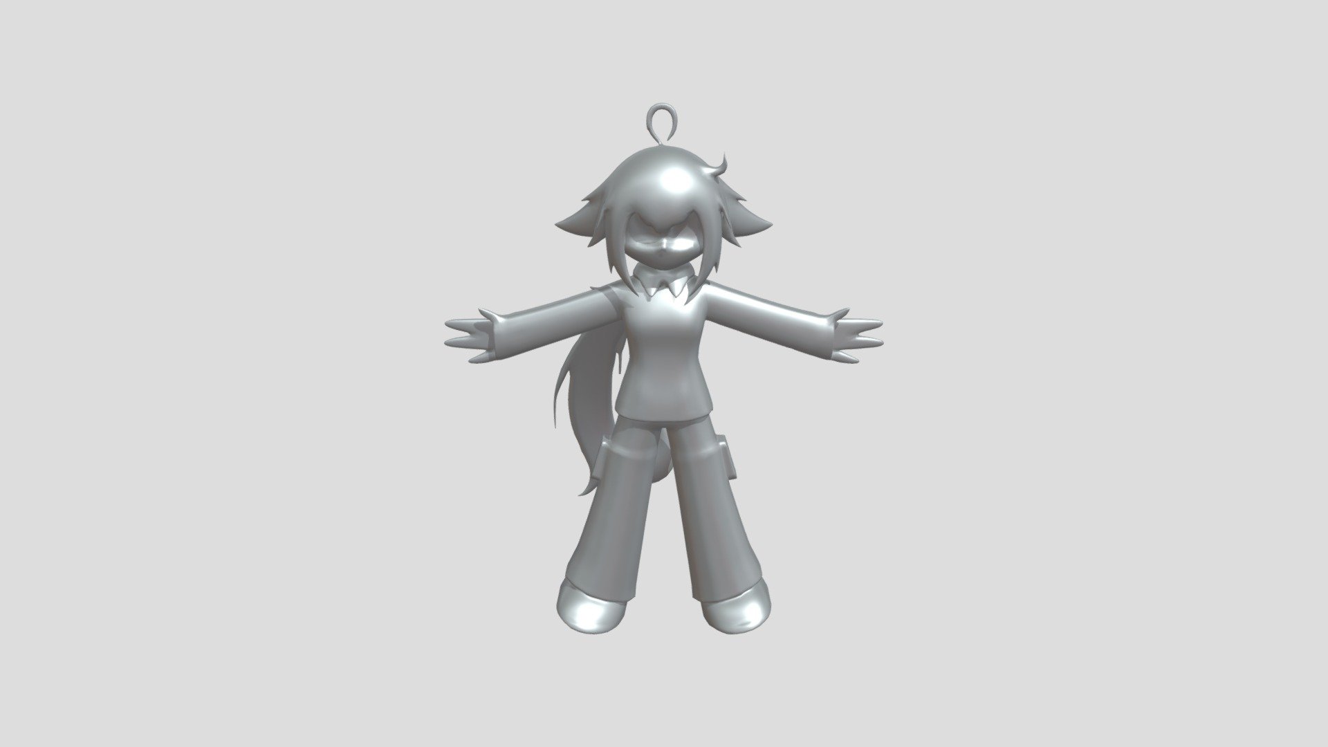 Anime-style humanoid character - 3D model by kado (@nathkrsuwrrnphngs ...