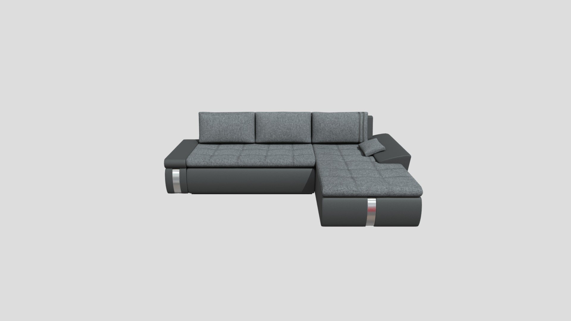 Corner Sofa Bed FADO MINI Right - Buy Royalty Free 3D model by 3DImaginationHub [686b548 ...