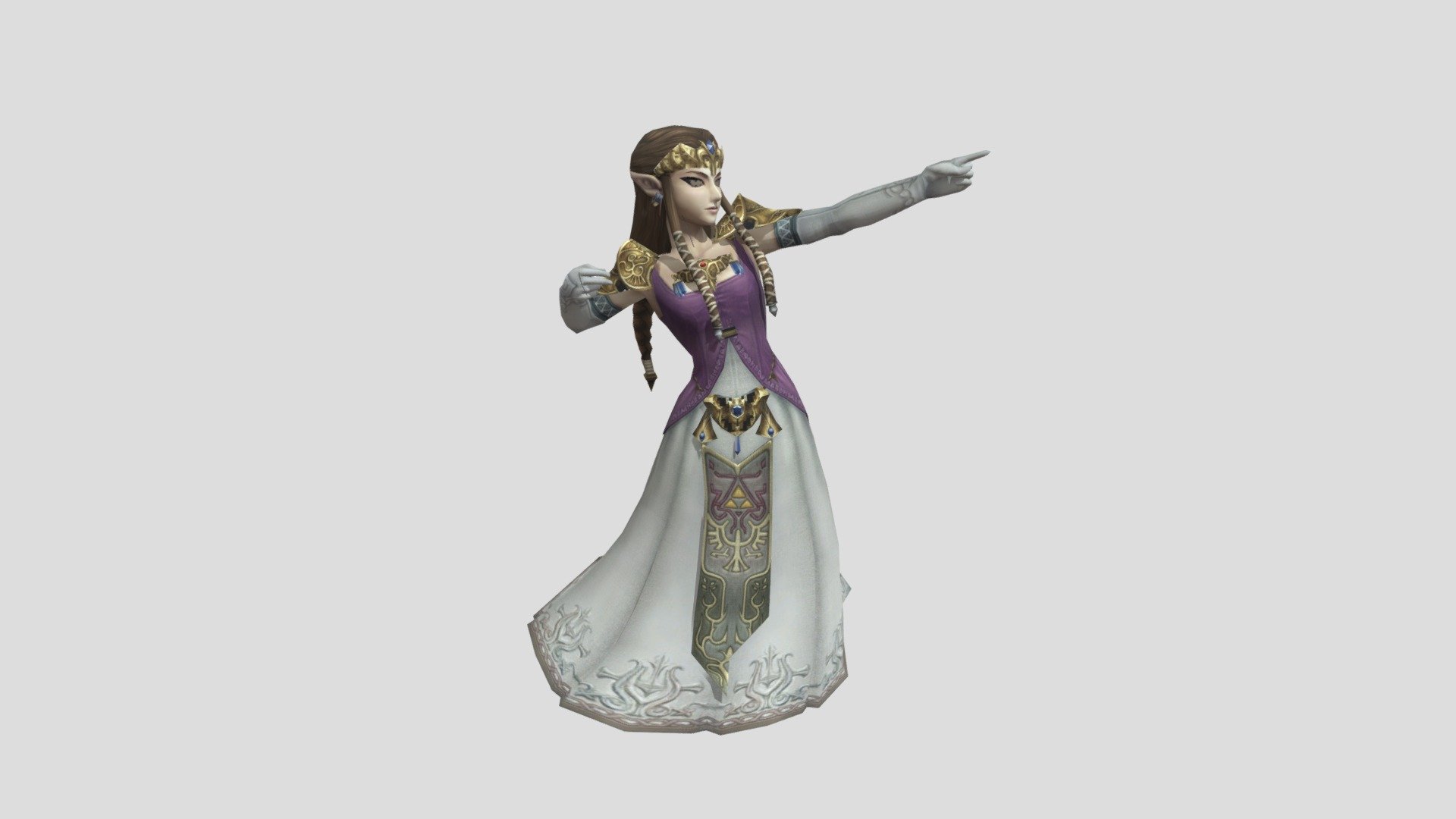 Princess Zelda - Download Free 3D model by Tigerar1 (@allanromanreyes) [686cd4a] - Sketchfab