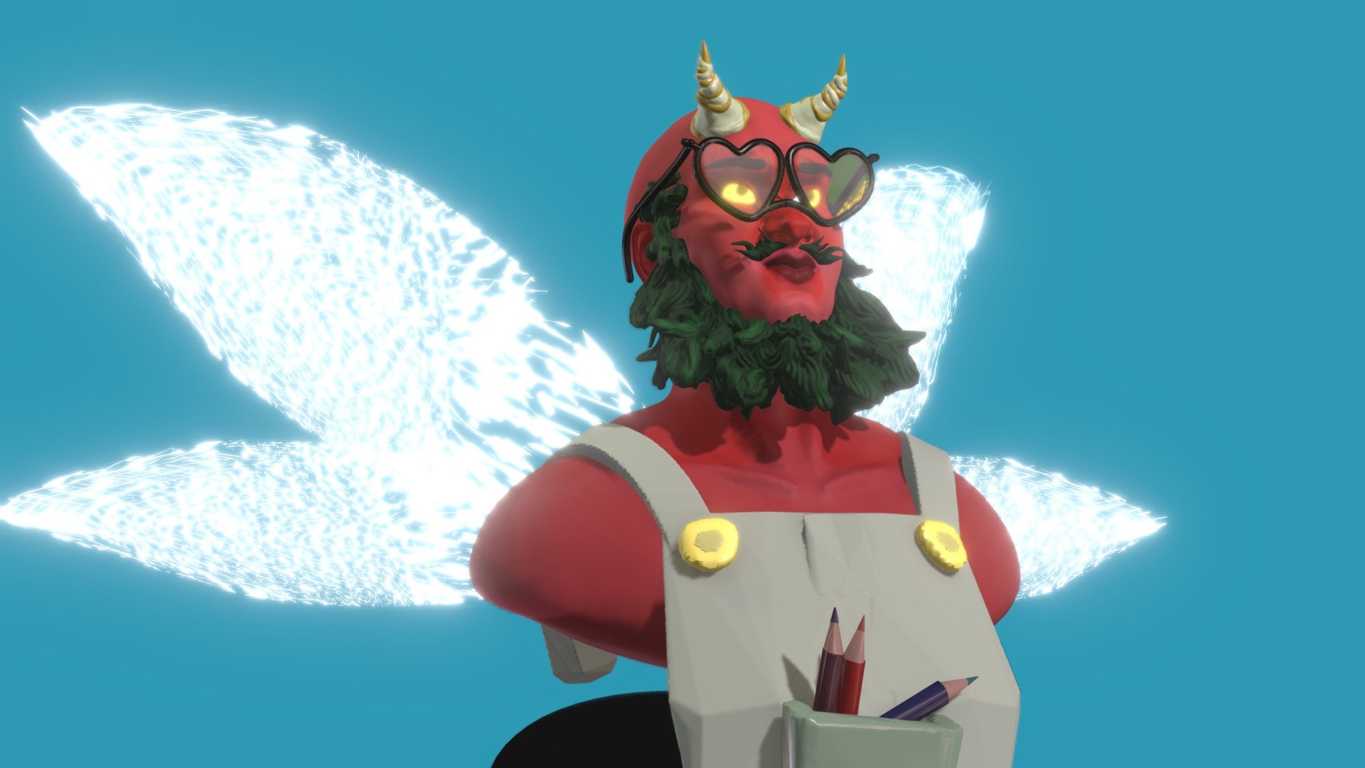The Librarian - Download Free 3D model by F_Kal [686d327] - Sketchfab