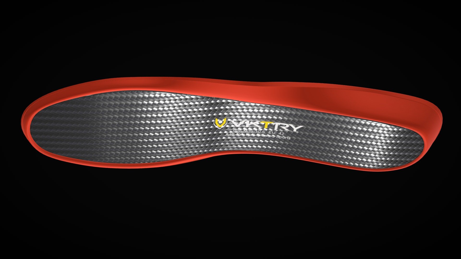 Shoe_Insole_Orange_Thick - 3D model by U&W Viz (@UnW_Viz) [687072f ...