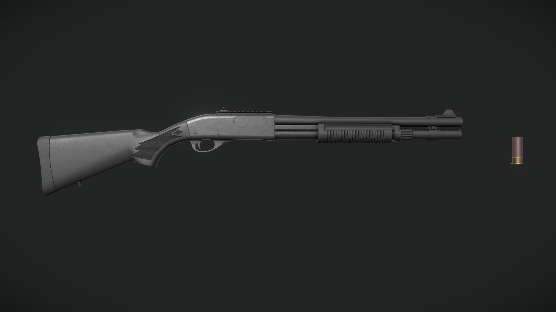 M870 Shotgun - 3D model by Hugo (@Wintorez) [6870f34] - Sketchfab