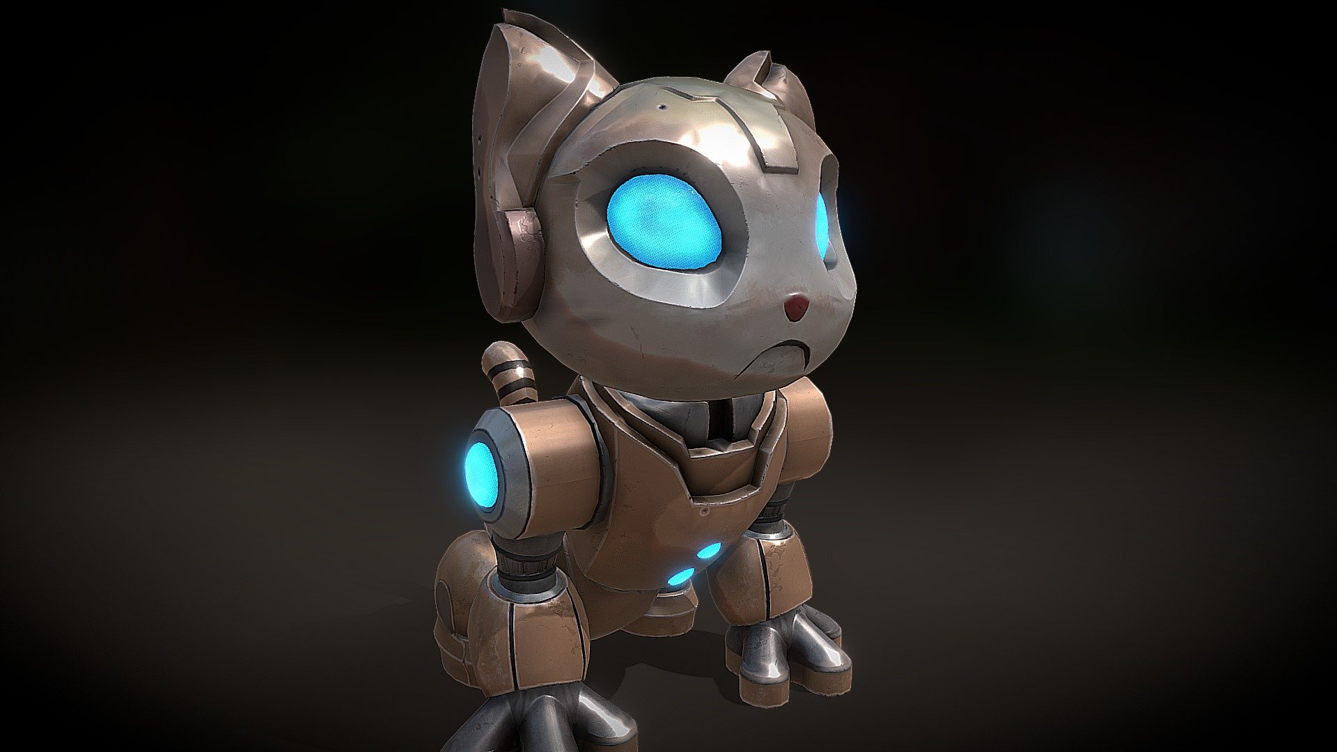 Cat_robot - Buy Royalty Free 3D model by 星澄 XC (@Chen0503) [6873a52 ...