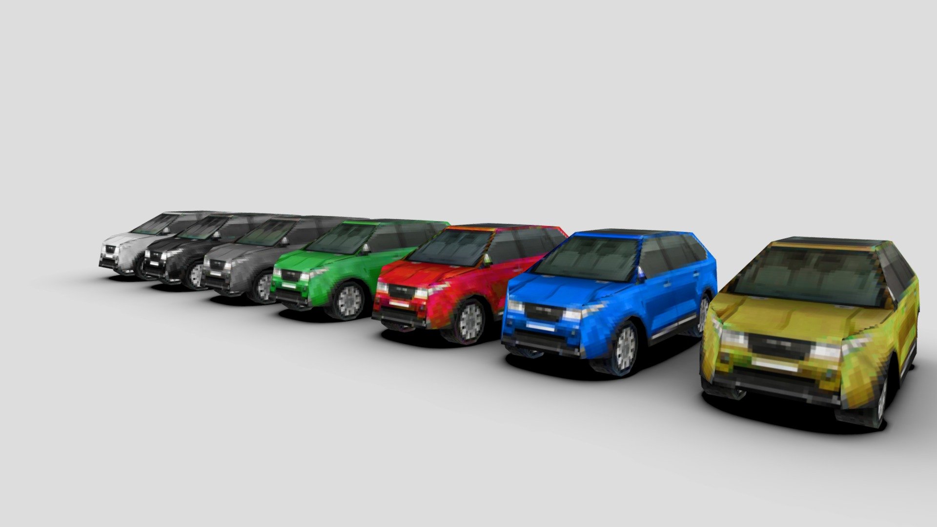 PS1 Style Cars and Vehicles - Buy Royalty Free 3D model by Angel V ...