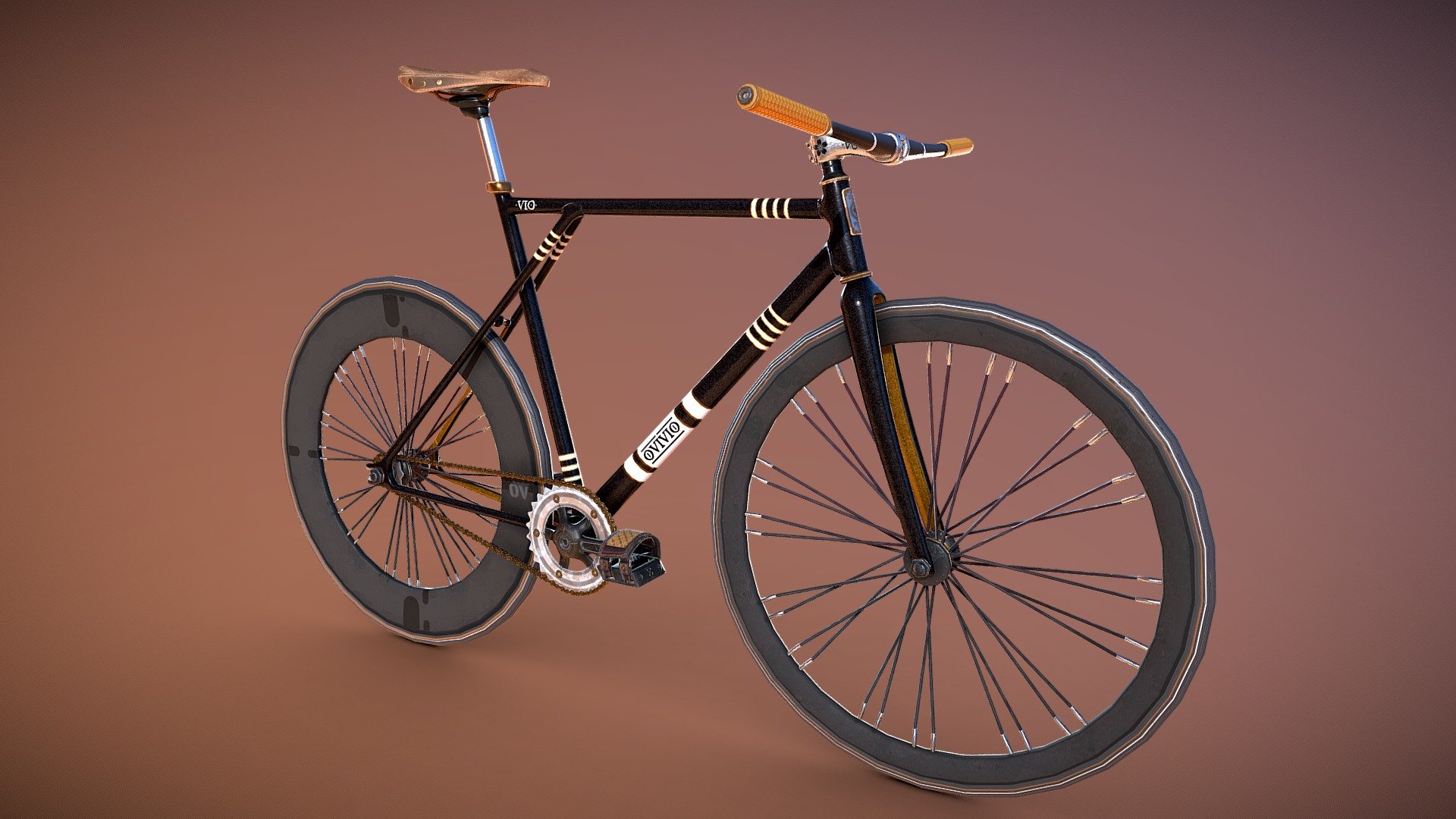 Classic Fixed Gear Bycicle - Buy Royalty Free 3D model by zebra.pozer ...