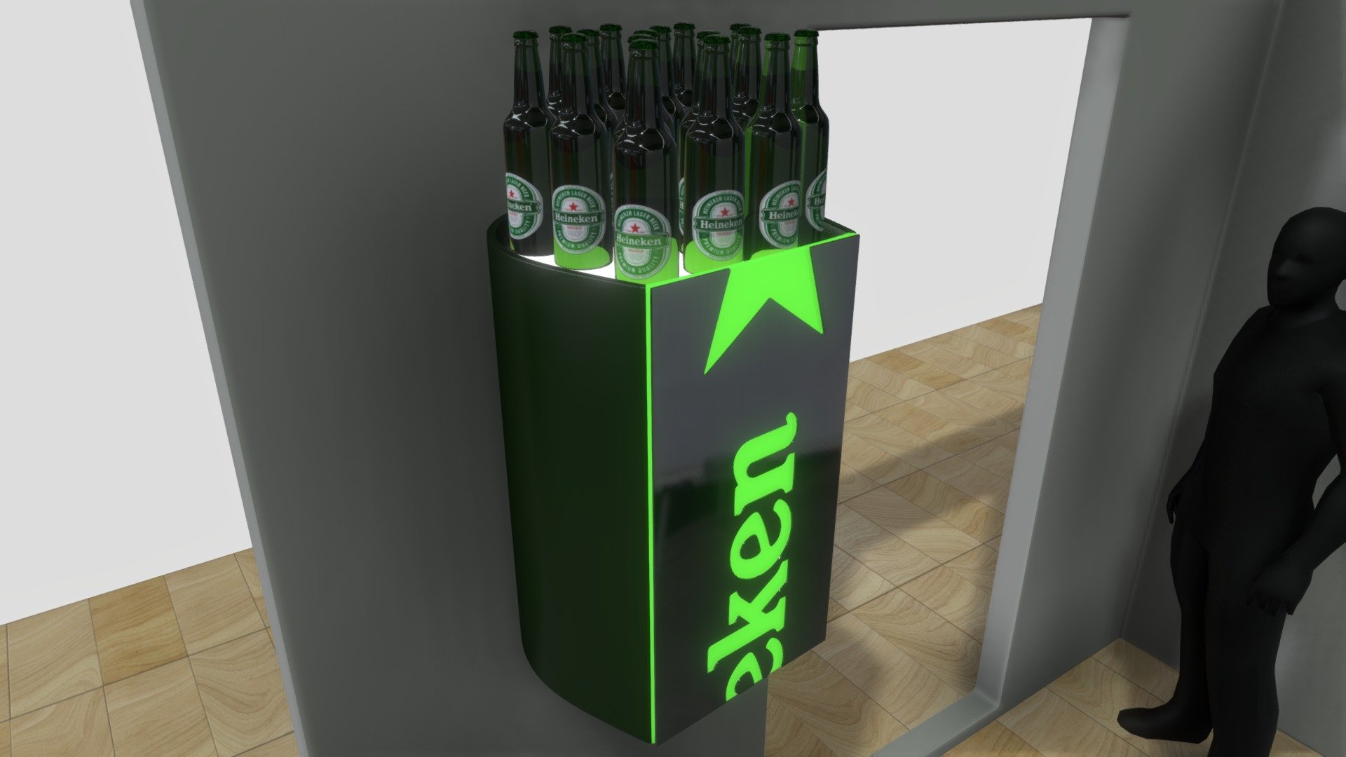 Heineken Projects Signage Gallary 02 - 3D model by Studio 3Point3 ...