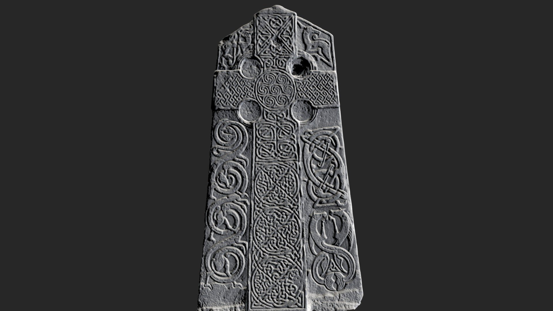 Churchyard Cross, Aberlemno - 3D model by hfenton [687e3c4] - Sketchfab