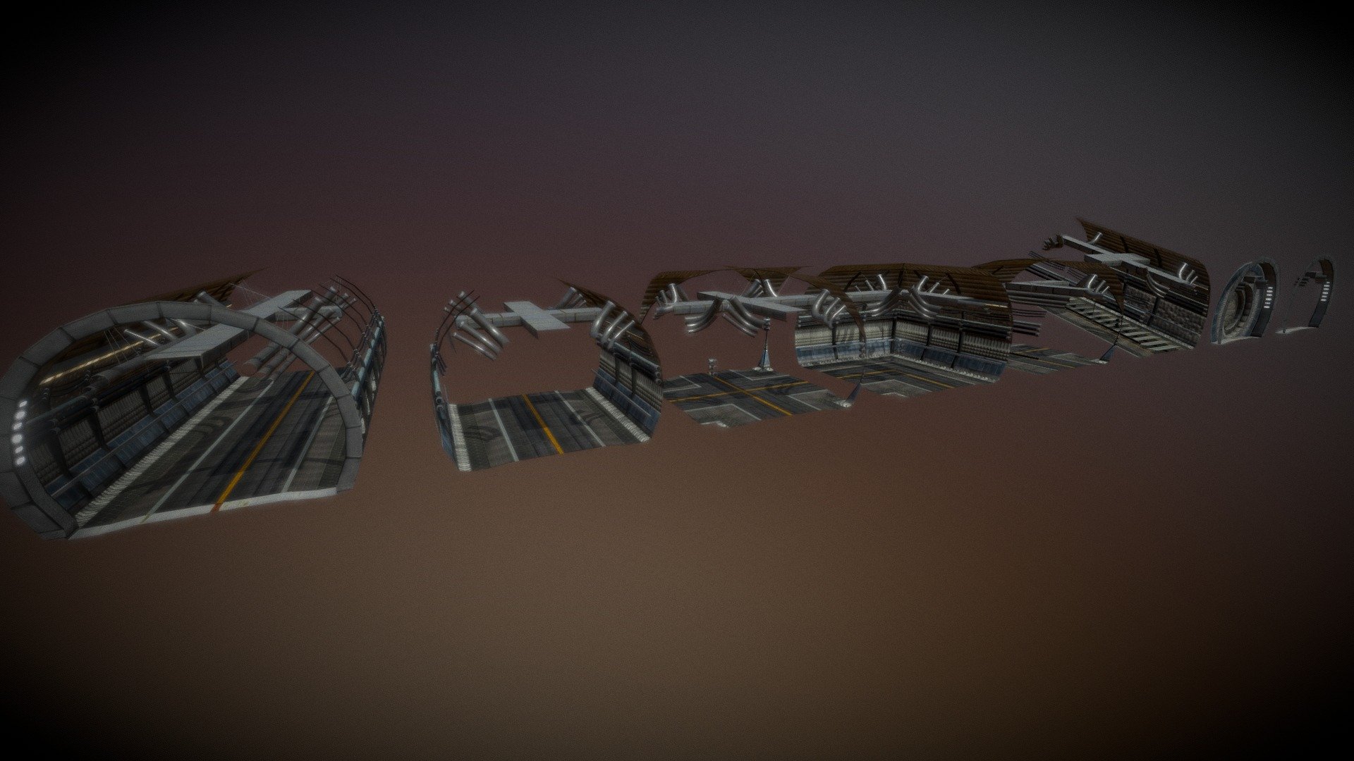 Modular Environment. Separete Modules - 3D model by conrado.pittari ...