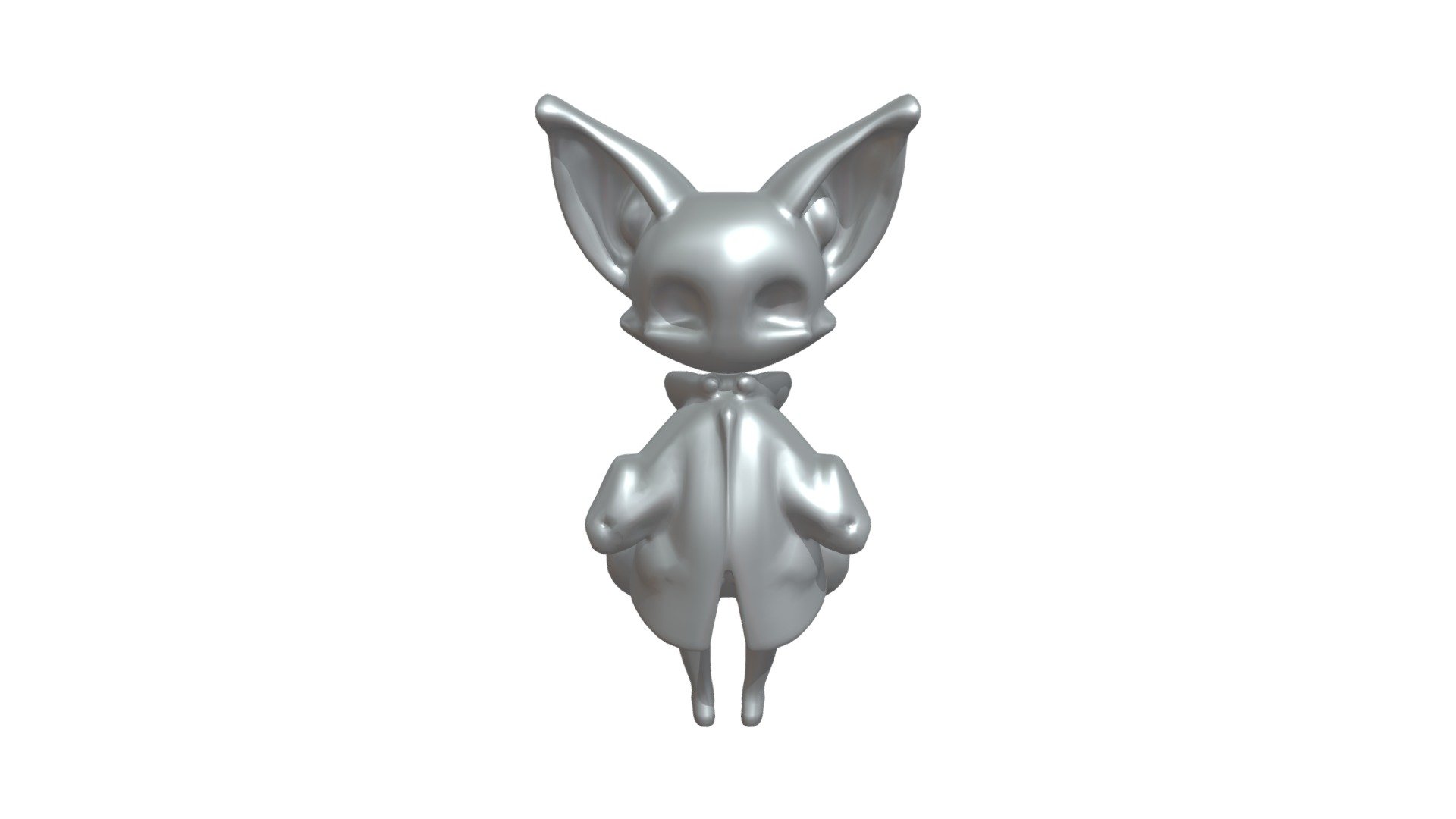 Chibi fox character wearing a coat - 3D model by peipeijared [687fc58 ...