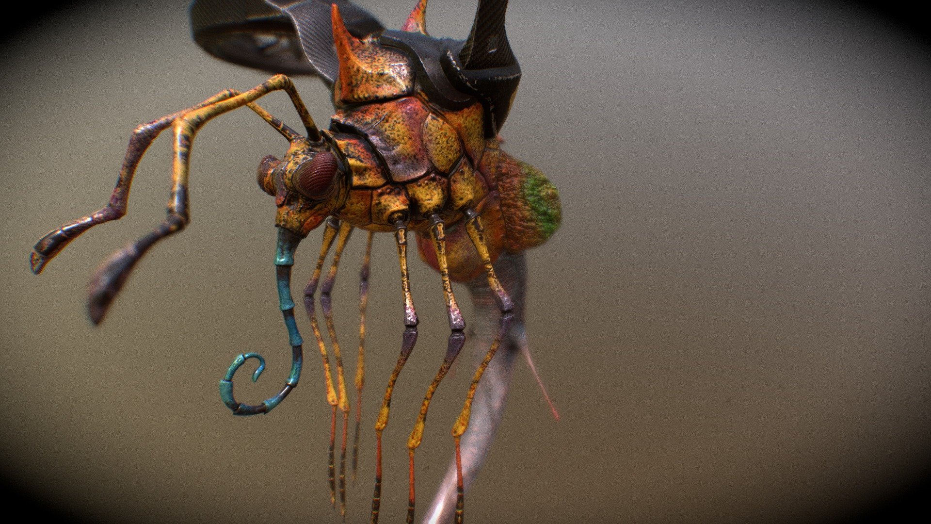 Insect Sci-Fi - 3D model by arthurbelin [688148b] - Sketchfab