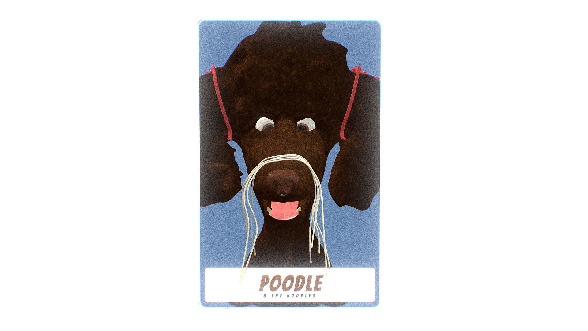 POODLE — & the noodles - 3D model by Le Petit Garage (@lepetitgarage ...