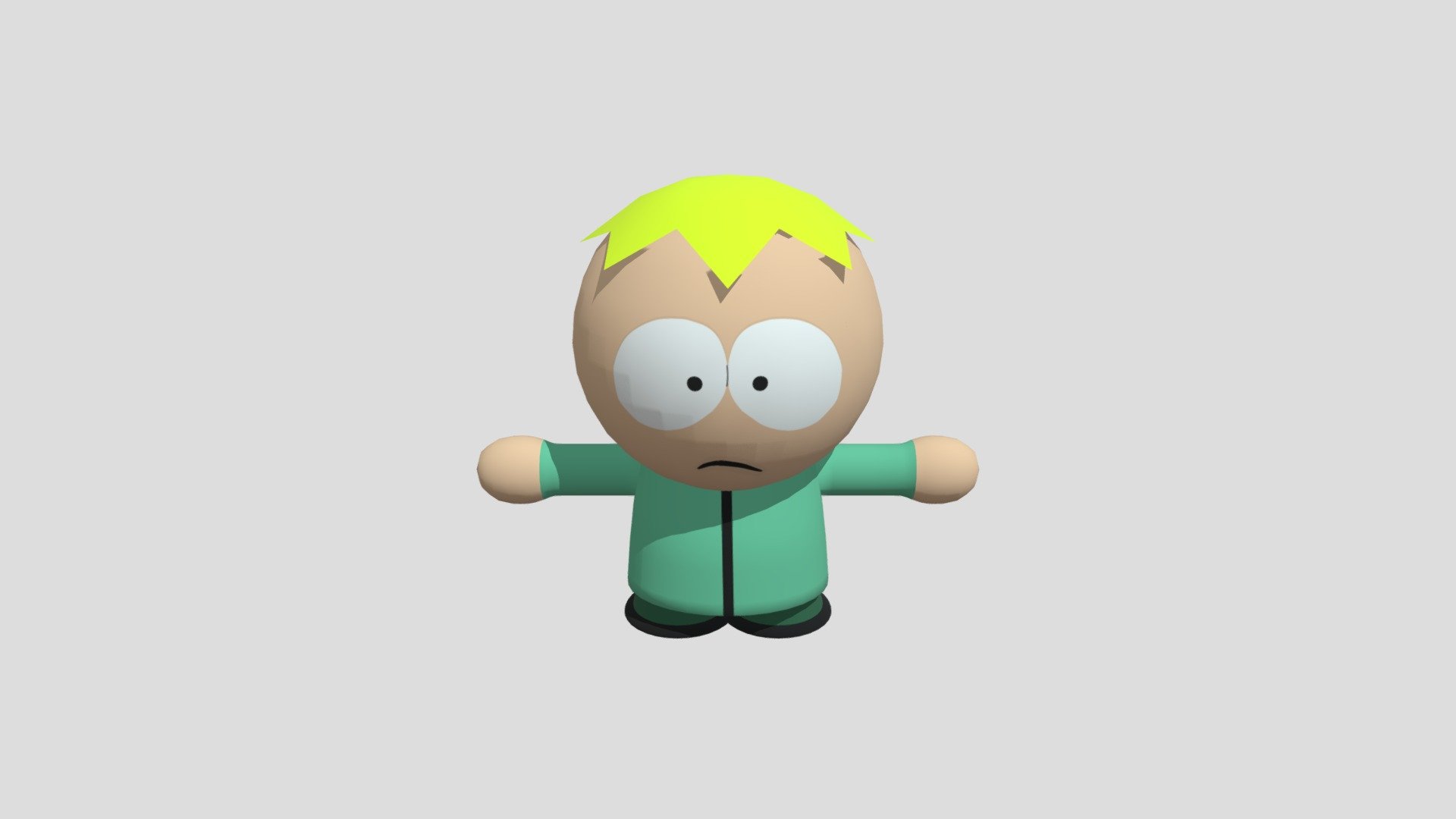 Butters - Download Free 3D model by chikn nuggit and spongebob (@pma2 ...