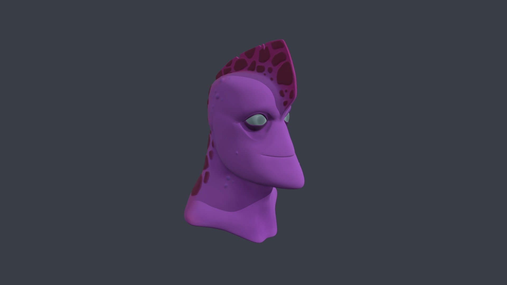 Mohawk Alien - 3D model by DeadlyDraws [6886736] - Sketchfab