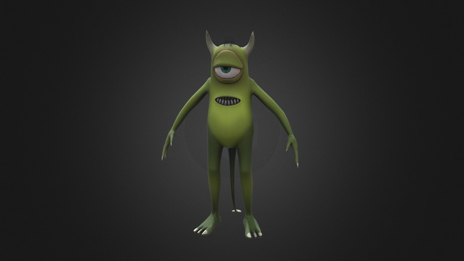 Cyclops Monster Model - Download Free 3D model by NKaap [688abf1 ...