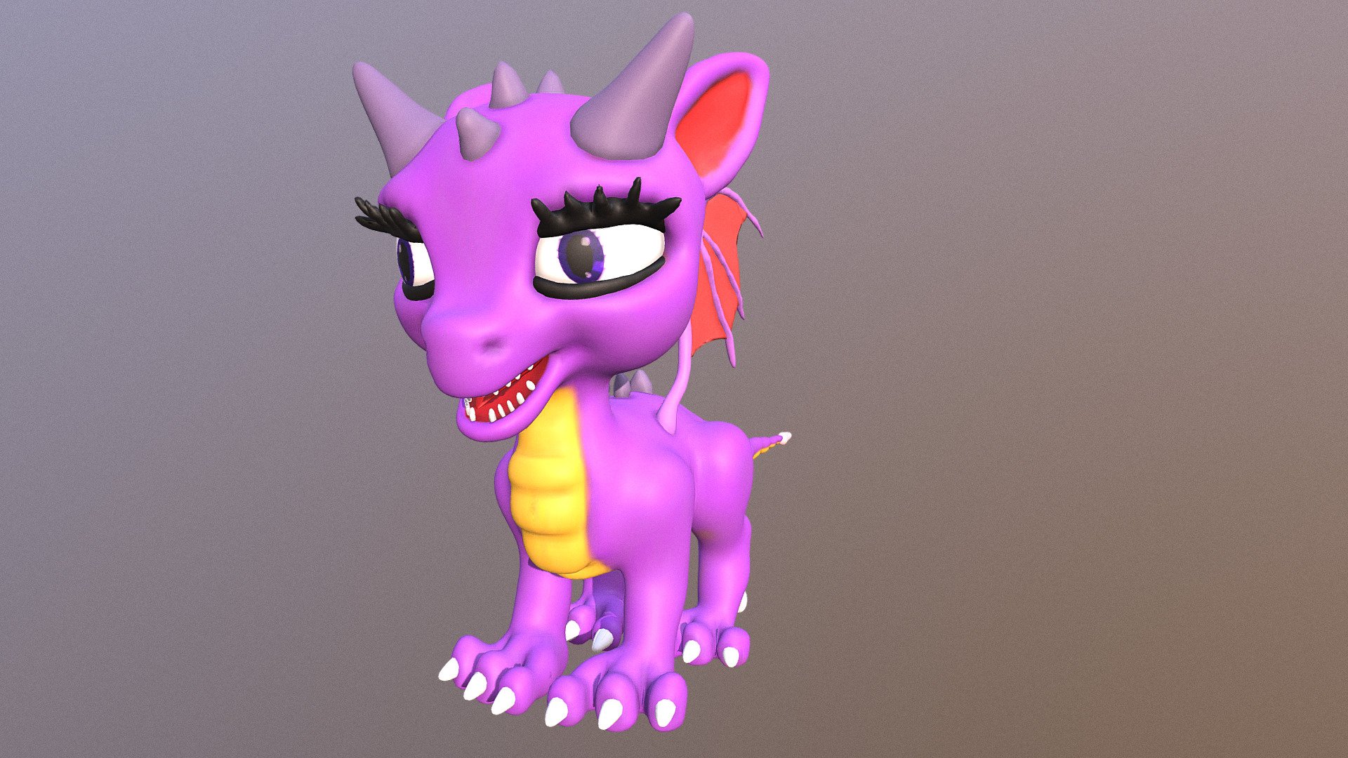 Dragon Cartoon - 3D model by xeratdragons (@dragonights91) [688c61f ...