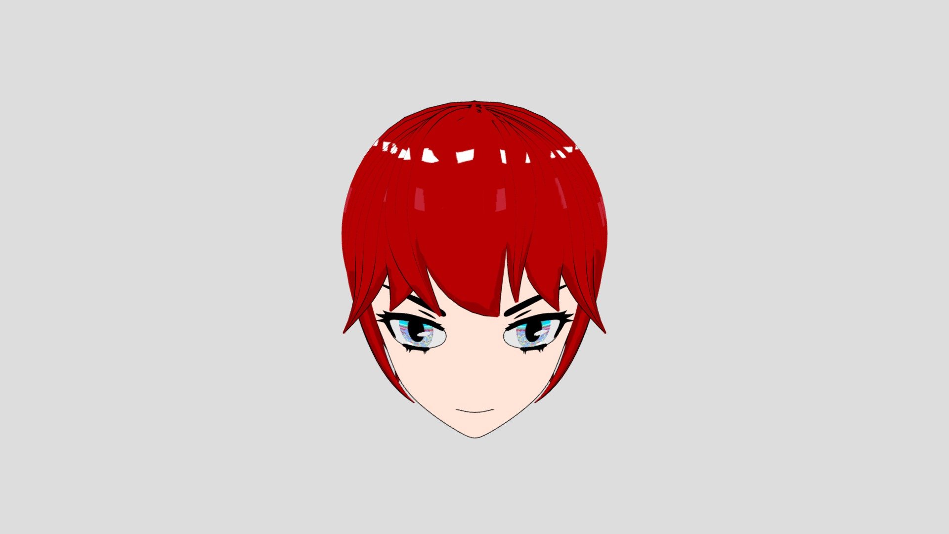 Anime Head Sample - 3D model by desloo [688e59b] - Sketchfab