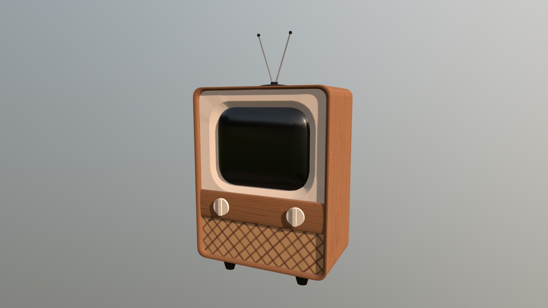 Vintage TV - 3D model by KarinaSkipper [688f891] - Sketchfab