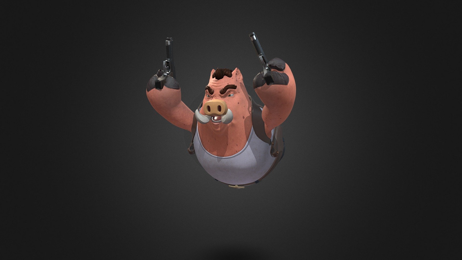 Hog Mclane - 3D model by visiotropik [688fd7d] - Sketchfab