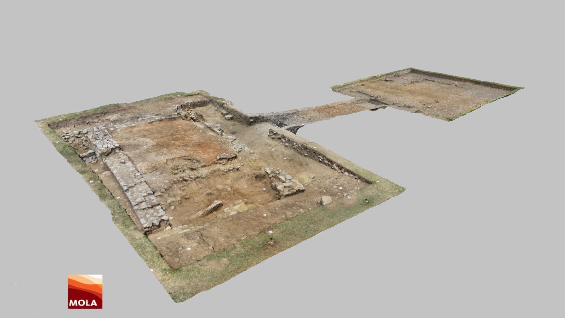 Archaeological excavation 2017, latest stage - 3D model by MOLA ...